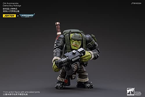 BLOOMAGE JOYTOY (BEIJING) TECH Warhammer 40K: Ork Kommandos Dakka Boy Rotbilge 1:18 Scale Action Figure