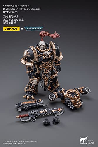 BLOOMAGE JOYTOY (BEIJING) TECH Warhammer 40K BLACKLEGION HAVOCS Champ SLAEL 1/18 FIG, Multi