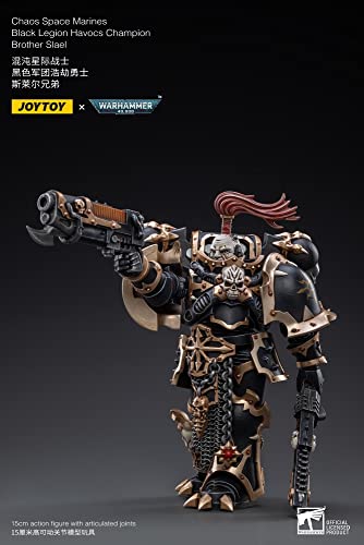 BLOOMAGE JOYTOY (BEIJING) TECH Warhammer 40K BLACKLEGION HAVOCS Champ SLAEL 1/18 FIG, Multi