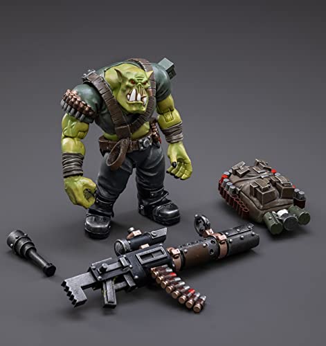 HiPlay JoyToy Warhammer 40K Ork Kommandos Snipa Boy Balrukk 1:18 Scale Collectible Action Figure