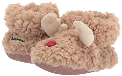 Dearfoams Matching Family Holiday Christmas Reindeer & Turkey Scuff Slipper, Baby Reindeer, US 0-3 Unisex Infant