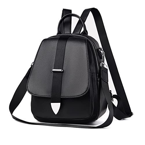 NEFORBA Small Backpack Purse for Women Little Black Backpack, Convertible Casual Leather Daypack, Ladies Travel Bag Shoulder Handbag and Satchel Handbags 61