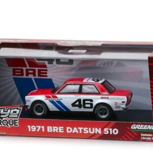 Greenlight Tokyo Torque - 1971 Datsun 510 - NO.46 Brock Racing Enterprises (BRE) - John Morton Limited Edition 1/43 DIECAST Truck Pre-Built Model