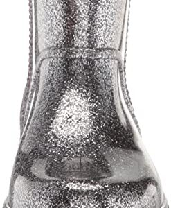 UGG Women's DRIZLITA Rain Boot, Glitter Grey, 9