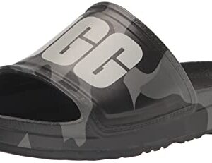 UGG Men's Wilcox Slide CAMOPOP Sandal, Black, 10