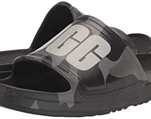 UGG Men's Wilcox Slide CAMOPOP Sandal, Black, 10