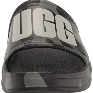 UGG Men's Wilcox Slide CAMOPOP Sandal, Black, 10