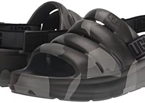 UGG Men's Sport Yeah CAMOPOP Slide Sandal, Black, 11