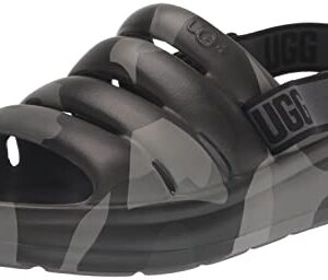 UGG Men's Sport Yeah CAMOPOP Slide Sandal, Black, 11