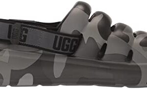 UGG Men's Sport Yeah CAMOPOP Slide Sandal, Black, 11