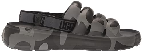 UGG Men's Sport Yeah CAMOPOP Slide Sandal, Black, 11