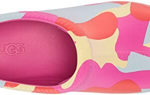 UGG Women's Tasman X CAMOPOP Rain Boot, Dragon Fruit, 8