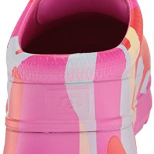 UGG Women's Tasman X CAMOPOP Rain Boot, Dragon Fruit, 8