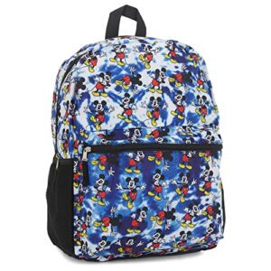 mickey mouse allover bookbag backpack - mickey mouse allover school bag - backpack for boys, girls, kids, adults (blue)