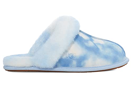 UGG Women's Scuffette II Watercolors Slipper, Cloudy Sky, 10