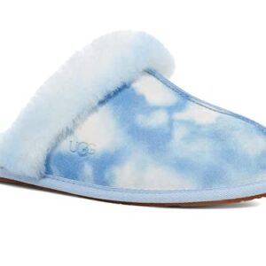 UGG Women's Scuffette II Watercolors Slipper, Cloudy Sky, 10