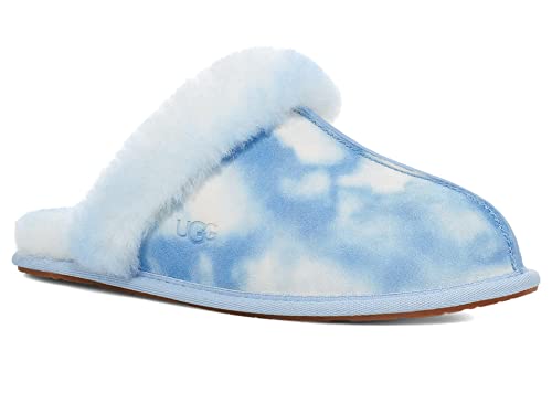 UGG Women's Scuffette II Watercolors Slipper, Cloudy Sky, 10