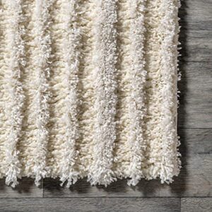 nuLOOM Libbie Southwestern Fringe Area Rug, 4' x 6', Beige