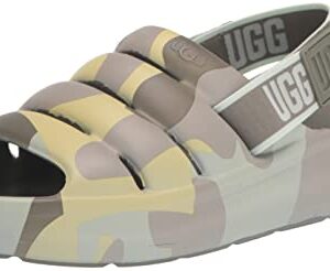 UGG Women's Sport Yeah CAMOPOP Sandal, Moss Green, 7