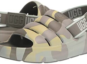 UGG Women's Sport Yeah CAMOPOP Sandal, Moss Green, 7