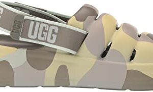 UGG Women's Sport Yeah CAMOPOP Sandal, Moss Green, 7