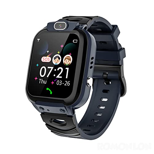 Smart Watch for Kids - Kids Smartwatch Boys Girls Kids Smart Watches with Phone Call Camera 14 Learning Games Alarm Clock Music Player Calculato Torch Recorder for 4-12 Years Kids Toys Gifts…