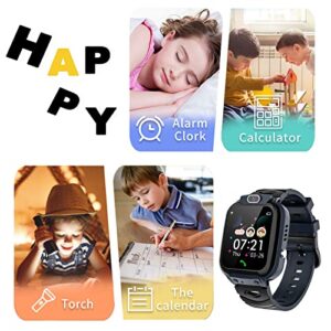 Smart Watch for Kids - Kids Smartwatch Boys Girls Kids Smart Watches with Phone Call Camera 14 Learning Games Alarm Clock Music Player Calculato Torch Recorder for 4-12 Years Kids Toys Gifts…