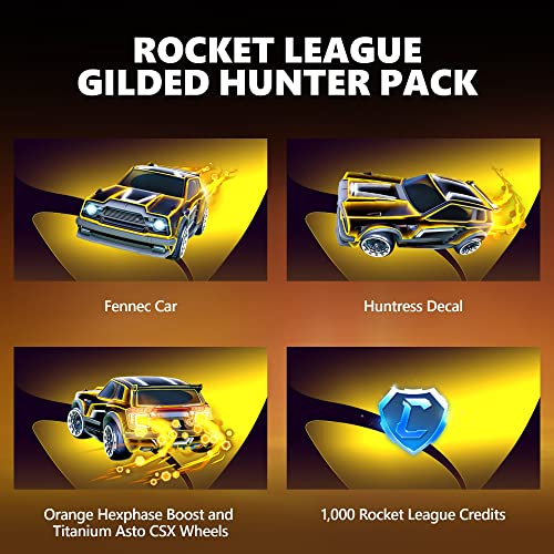 Xbox Series S – Gilded Hunter Bundle – In-game cosmetics for Fortnite, Rocket League, Fall Guys – 512GB All-Digital Gaming Console – 1440p Gaming – 4K Streaming – Robot White