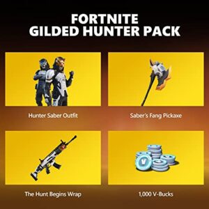 Xbox Series S – Gilded Hunter Bundle – In-game cosmetics for Fortnite, Rocket League, Fall Guys – 512GB All-Digital Gaming Console – 1440p Gaming – 4K Streaming – Robot White