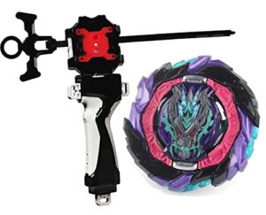 mechgyro burst launcher lr play blade blade toy set metal fusion gyros b-186 db #01 roar bahamut god bey battling top toys left right launcher handle grip evolution blades game set gift for boys 8-12+