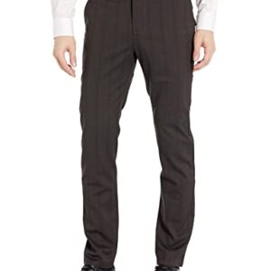 PAIGE Men's Stafford Pinstripe Slim Fit Trouser Pant, Twilight Night, 29