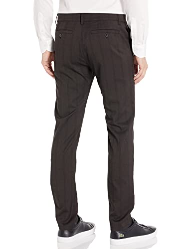 PAIGE Men's Stafford Pinstripe Slim Fit Trouser Pant, Twilight Night, 29