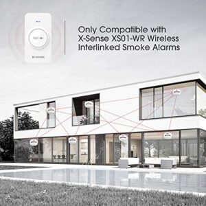 X-Sense Wireless Interconnected Combination Smoke and CO Alarms SC07-W (6-Pack) and Remote Control