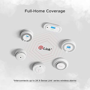 X-Sense Wireless Interconnected Combination Smoke and CO Alarms SC07-W (6-Pack) and Remote Control