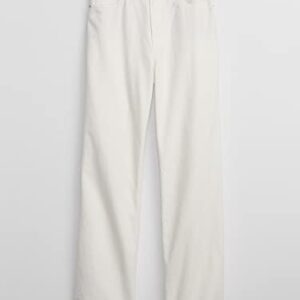 GAP Womens Wide Leg Jeans New Off White 32REG