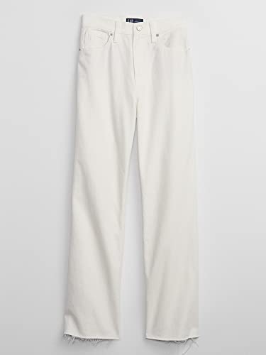 GAP Womens Wide Leg Jeans New Off White 32REG