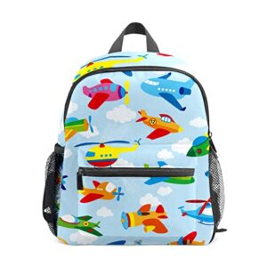 fcz kids school bag girls boys preschool toddler backpack for boy girl lightweight shoulder book bag for kids perfect back pack for toddler to kindergarten cute airplane