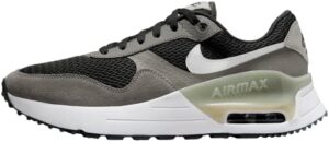 nike mens air max systm shoe, dark smoke grey/white., 10