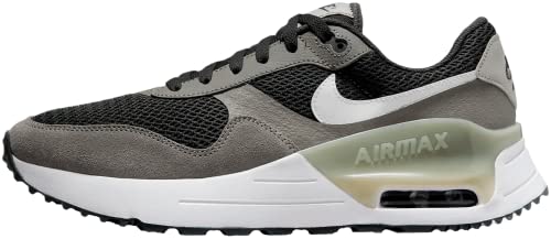 Nike mens Air Max SYSTM shoe, Dark Smoke Grey/White., 10