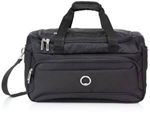 delsey paris sky max 2.0 duffle carry-on bag, black