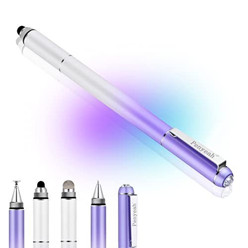 Capacitive Stylus Pen, Penyeah Bling Crystal Stylist Pen, Universal Touch Screen Pen Stylus for Apple iPhone/iPad/Android/Tablet and All Capacitive Touch Screens - Dream Purple