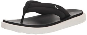 koolaburra by ugg women's alane flip flop, black, 9