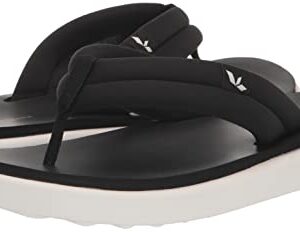 Koolaburra by UGG Women's Alane FLIP Flop, Black, 9