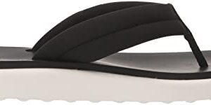 Koolaburra by UGG Women's Alane FLIP Flop, Black, 9