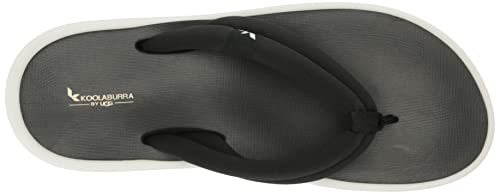 Koolaburra by UGG Women's Alane FLIP Flop, Black, 9