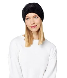 ugg plush slouch beanie black one size