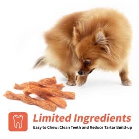 LuvChew Chicken Dog Chew Twist Sticks, Puffed Human Grade Chicken Dog Treat Sticks, Rawhide Alternative, Easy to Digest 10pcs/Pack