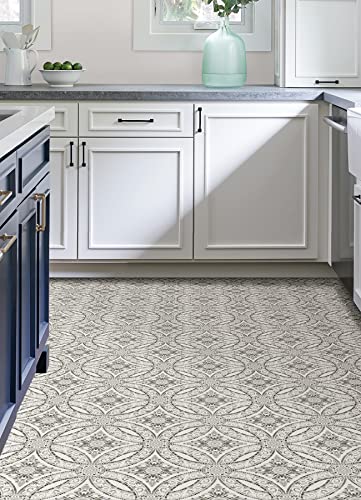 FloorPops Oasis Peel & Stick Floor Tiles, Gray