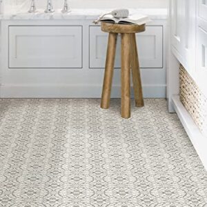 FloorPops Oasis Peel & Stick Floor Tiles, Gray