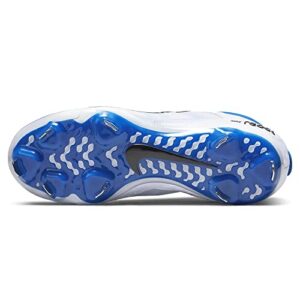 Nike Women's Hyperdiamond 4 Elite Softball Cleats (White/Black/Game Royal, us_Footwear_Size_System, Adult, Women, Numeric, Medium, Numeric_9)